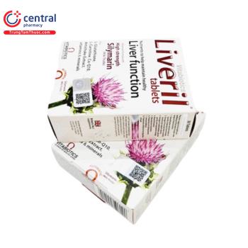 Vitabiotics Liveril Tablets hỗ trợ tăng cường chức năng gan