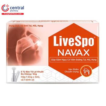 [CHÍNH HÃNG] Thuốc xịt Livespo Navax-liệu pháp cho viêm đường hô hấp