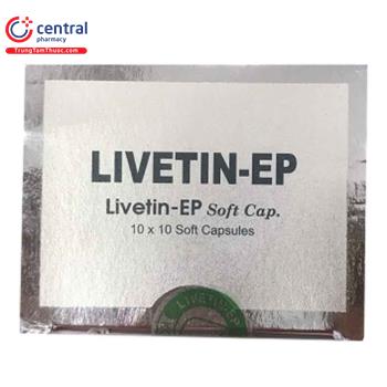 [CHÍNH HÃNG] Thuốc Livetin-EP giải pháp mát gan, giải độc gan