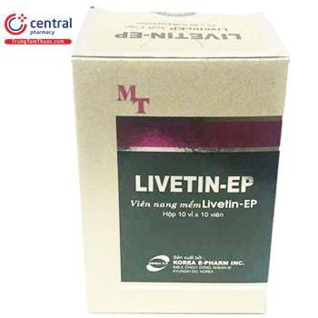 [CHÍNH HÃNG] Thuốc Livetin-EP giải pháp mát gan, giải độc gan