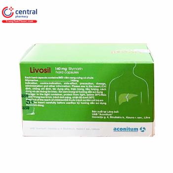 Thuốc Livosil 140mg điều trị viêm gan, xơ gan, gan nhiễm mỡ