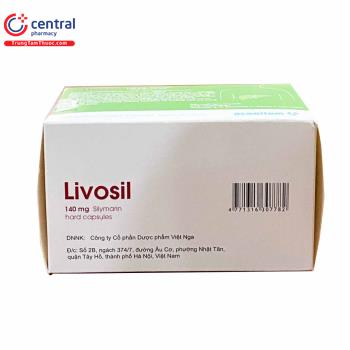 Thuốc Livosil 140mg điều trị viêm gan, xơ gan, gan nhiễm mỡ