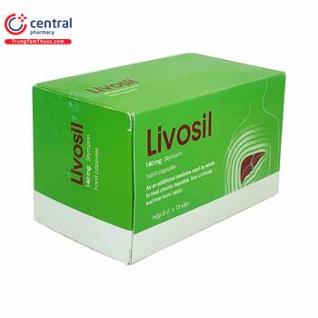 Thuốc Livosil 140mg điều trị viêm gan, xơ gan, gan nhiễm mỡ