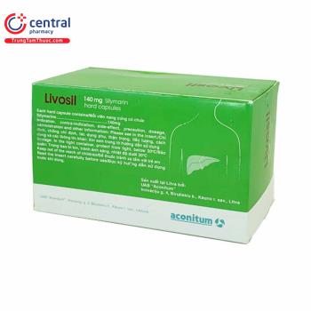 Thuốc Livosil 140mg điều trị viêm gan, xơ gan, gan nhiễm mỡ