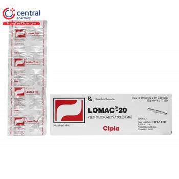 Thuốc Lomac-20 (Vỉ)- Giải pháp cho bệnh nhân loét dạ dày, tá tràng