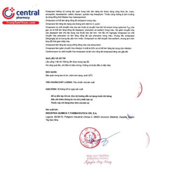 [CHÍNH HÃNG] Thuốc Lomec 20mg điều trị viêm loét dạ dày