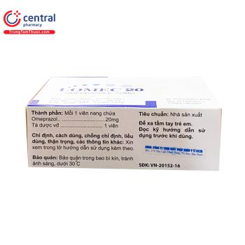 [CHÍNH HÃNG] Thuốc Lomec 20mg điều trị viêm loét dạ dày