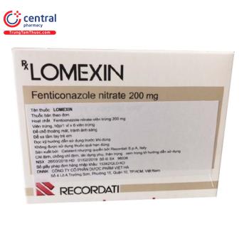 [CHÍNH HÃNG] Thuốc Lomexin 200mg - Thuốc đặt âm đạo trị nấm Candida