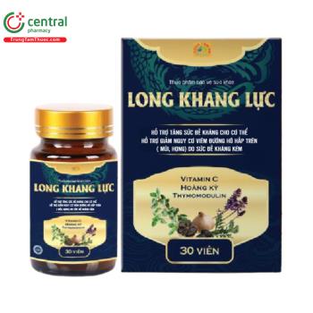 Long Khang Lực tăng cường đề kháng, hỗ trợ giảm viêm đường hô hấp