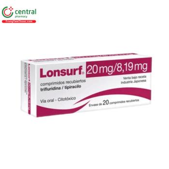 Thuốc Lonsurf 20mg/8.19mg điều tri ung thư đại - trực tràng