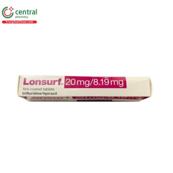 Thuốc Lonsurf 20mg/8.19mg điều tri ung thư đại - trực tràng