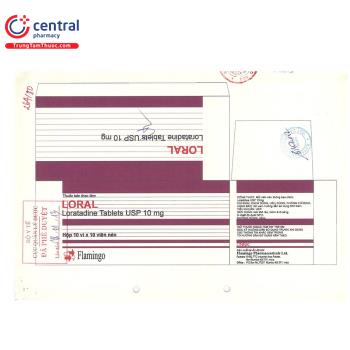 Thuốc Loral 10mg - Thuốc điều trị dị ứng hiệu quả