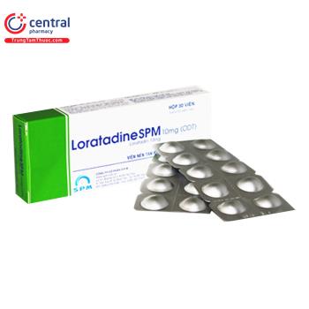 [CHÍNH HÃNG] Thuốc Loratadine SPM 10mg (ODT) - điều trị dị ứng