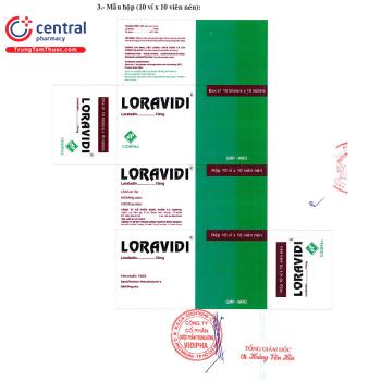 [CHÍNH HÃNG] Thuốc Loravidi điều trị viêm mũi dị ứng, mày đay