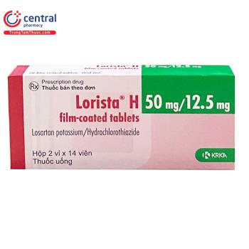 Thuốc Lorista H 50mg/12.5 mg: Tác dụng, liều dùng & giá bán