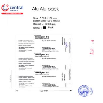 [CHÍNH HÃNG] Thuốc Losagen 50 - điều trị tăng huyết áp