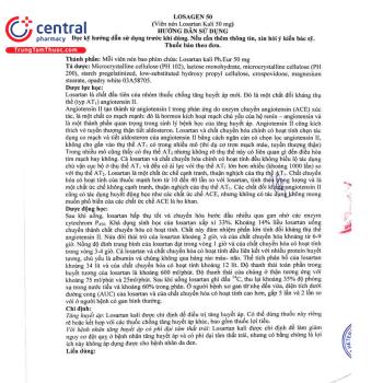 [CHÍNH HÃNG] Thuốc Losagen 50 - điều trị tăng huyết áp