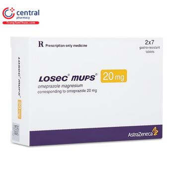 Thuốc Losec Mups 20mg - thuốc điều trị viêm loét dạ dày tá tràng