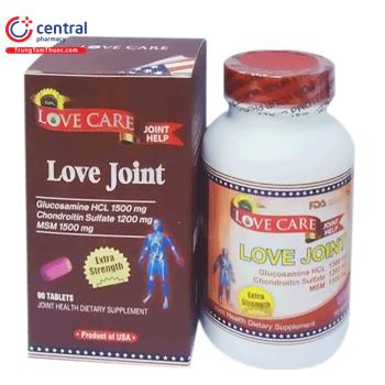 [CHÍNH HÃNG] Thuốc Love Joint hỗ trợ điều trị đau nhức cơ xương khớp