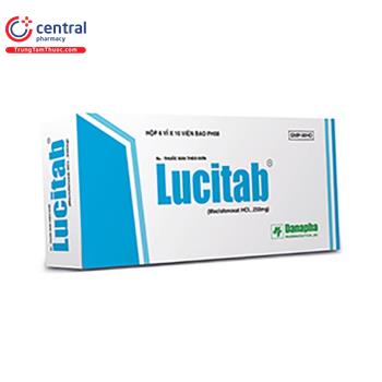 Thuốc Lucitab 250mg trị lão hóa não, rối loạn thần kinh trung ương