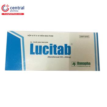 Thuốc Lucitab 250mg trị lão hóa não, rối loạn thần kinh trung ương