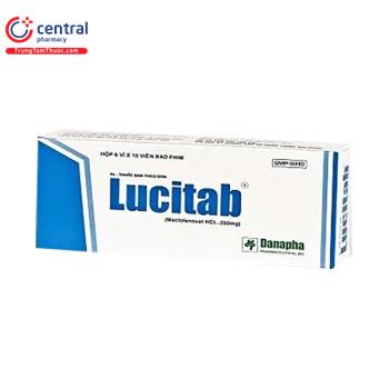 Thuốc Lucitab 250mg trị lão hóa não, rối loạn thần kinh trung ương
