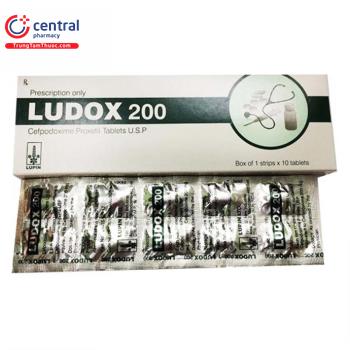 Thuốc Ludox 200 (Cefpodoxime 200mg): Tác dụng, chỉ định và liều dùng