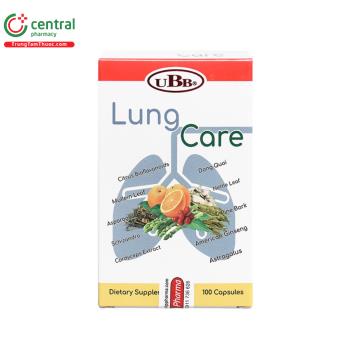 Thuốc Lung Care UBB - Bổ phổi, tăng cường sức khỏe cho phổi