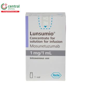 Thuốc Lunsumio 1mg/1ml điều trị u lympho nang tái phát