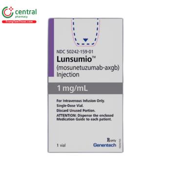 Thuốc Lunsumio 1mg/1ml điều trị u lympho nang tái phát