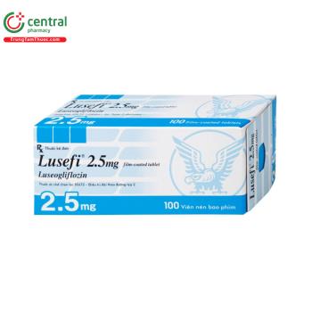 Thuốc Lusefi 2.5mg dùng trong điều trị đái tháo đường týp 2