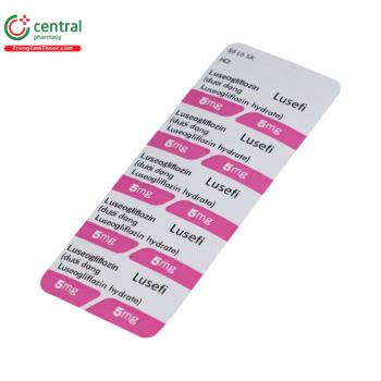 Thuốc Lusefi 5mg Điều trị đái tháo đường týp 2 ở người lớn