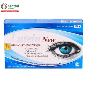 Thuốc Lutein New - Hỗ trợ giảm khô, mờ, mỏi mắt, tăng cường thị lực