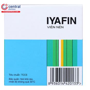 Thuốc Iyafin (viên nén) giảm ho cảm, chảy nước mũi