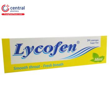 [CHÍNH HÃNG] Viên ngậm ho Lycofen đánh bay ho tức thì, giảm rát cổ