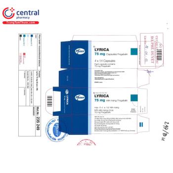 [CHÍNH HÃNG] Thuốc Lyrica 150mg hỗ trợ thần kinh hiệu quả