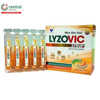 Thuốc Lyzovic Syrup 10ml bổ sung men tiêu hóa cần thiết, giúp ăn ngon