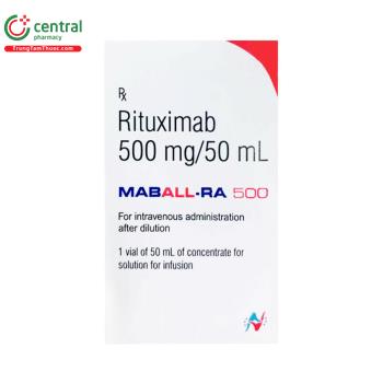 Thuốc Maball-Ra 500 Hetero điều trị u lympho không Hodgkin, bạch cầu ...