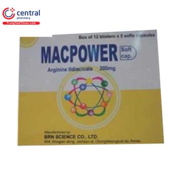[CHÍNH HÃNG] Thuốc Macpower Soft Capsule - Hỗ trợ bảo vệ tế bào gan