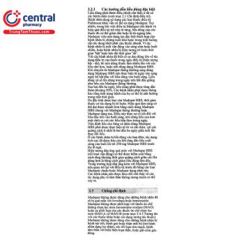 Thuốc Madopar 250mg: Chỉ định, liều dùng và lưu ý sử dụng