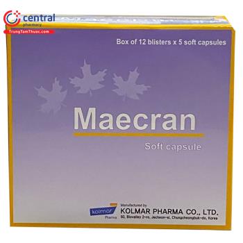 Thuốc Maecran: Công dụng - cách dùng, lưu ý khi sử dụng