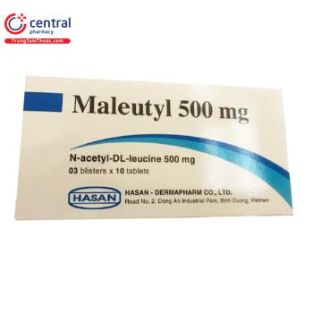 [CHÍNH HÃNG] Thuốc Maleutyl 500mg - điều trị chóng mặt