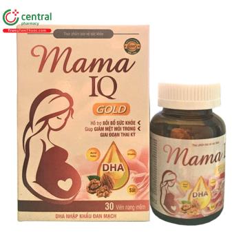 Thuốc Mama IQ Gold bổ sung vitamin và khoáng chất cho mẹ bầu