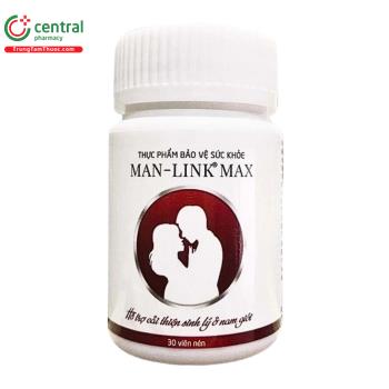 Man-link Max hỗ trợ bổ thận, tráng dương, tăng cường sinh lực nam giới