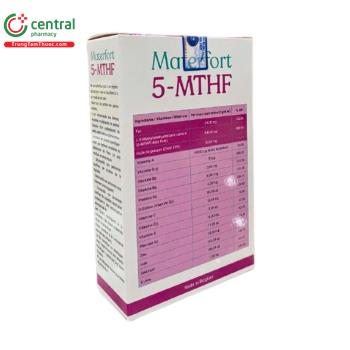 Materfort 5-MTHF bổ sung dưỡng chất tốt cho mẹ, ngừa dị tật thai nhi