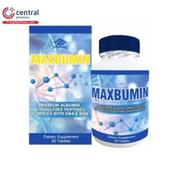 Thuốc Maxbumin (60 viên) - tăng cường sức đề kháng và chức năng gan