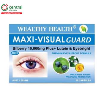 Thuốc Maxi-Visual Guard - Hỗ trợ chống oxy hóa, giúp mắt sáng khỏe