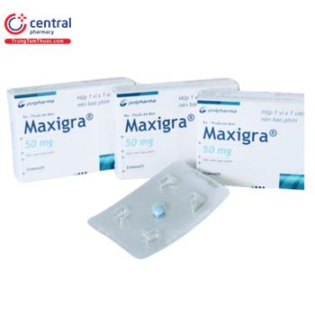 Thuốc Maxigra 50 mg điều trị rối loạn cương dương ở nam giới hiệu quả