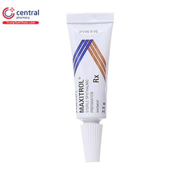 Thuốc mỡ tra mắt Maxitrol 3.5g điều trị nhiễm khuẩn mắt hiệu quả