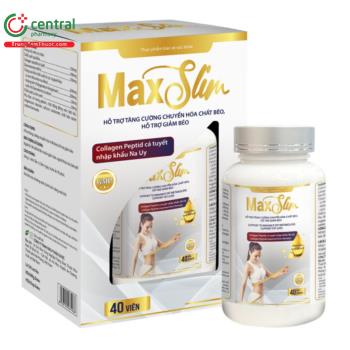 Thuốc Max Slim - Hỗ trợ chuyển hóa chất béo giúp giảm cân nhanh chóng